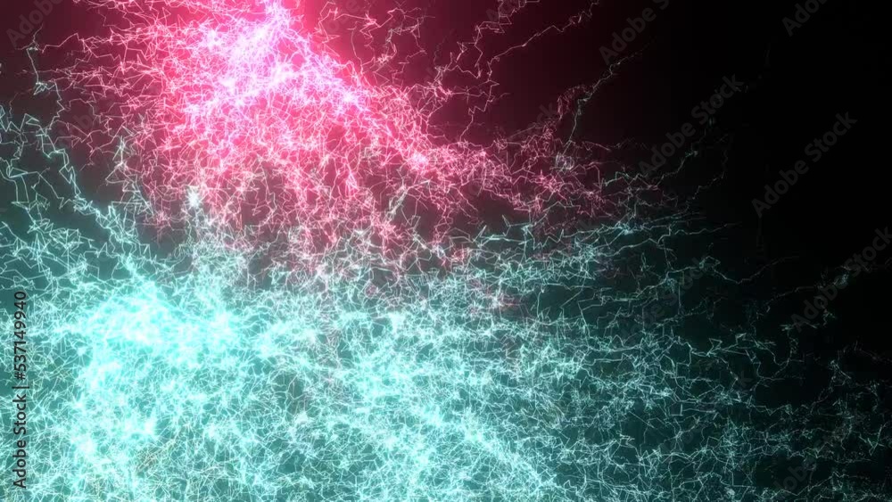 cyberpunk lightning bolt and lightning 4k animation tree illuminated ...