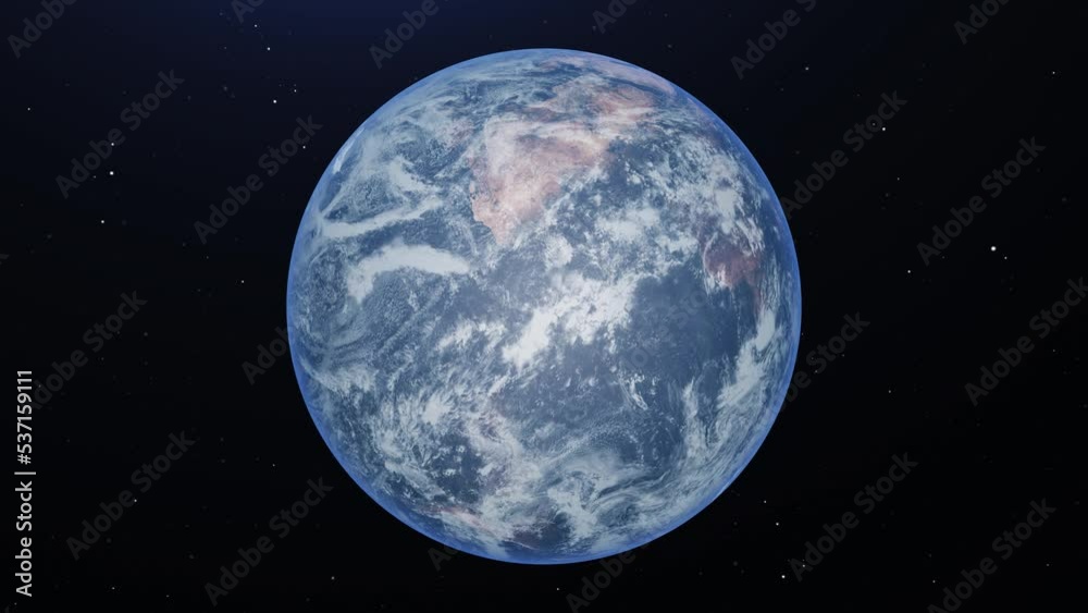 Cinematic view of space, earth and orbit Space view to our planet Space ...