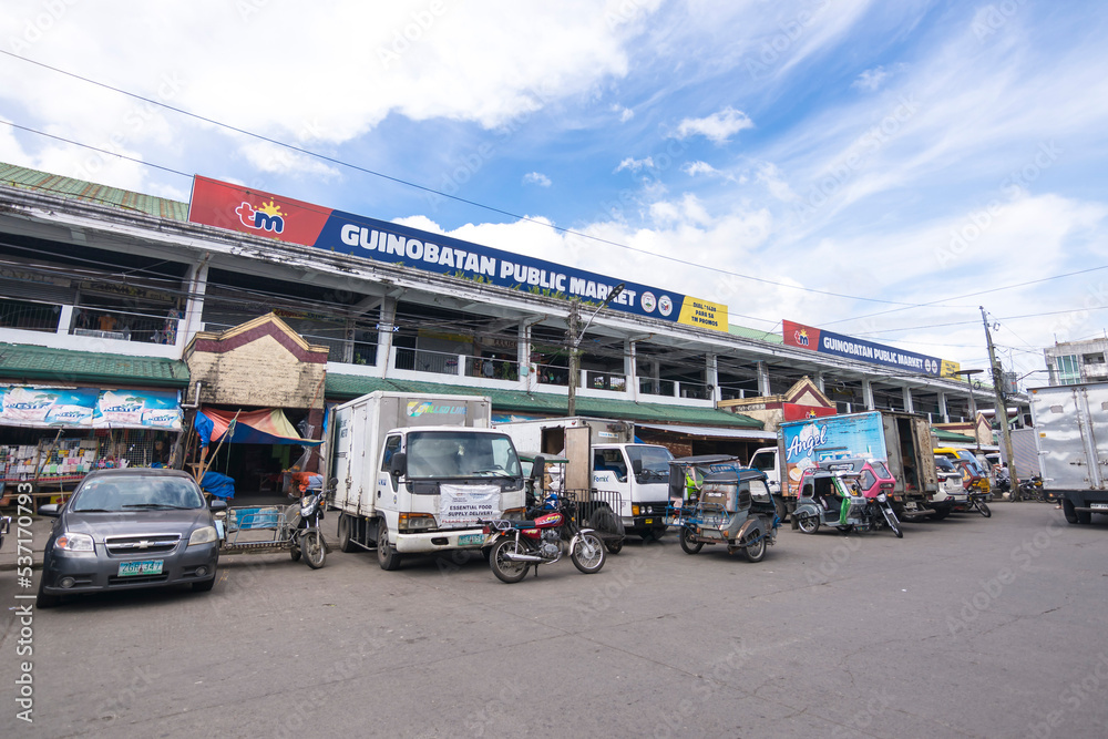 Guinobatan, Albay, Philippines - Oct 2022: The public market of ...