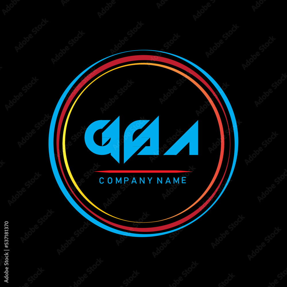 G S A letter .GSA simple logo for company .letter monogram logo design ...