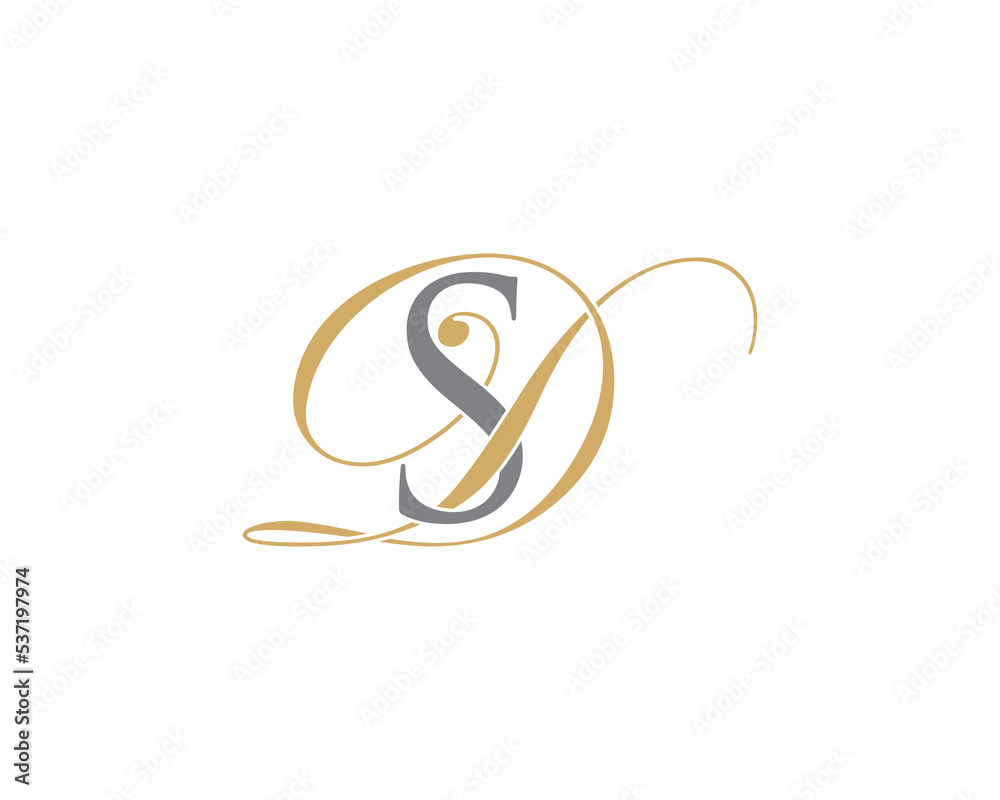 Letter S and D Logo Icon 001 Stock Vector | Adobe Stock