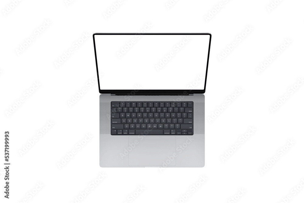 Laptop top view PNG transparent background and display screen Stock ...