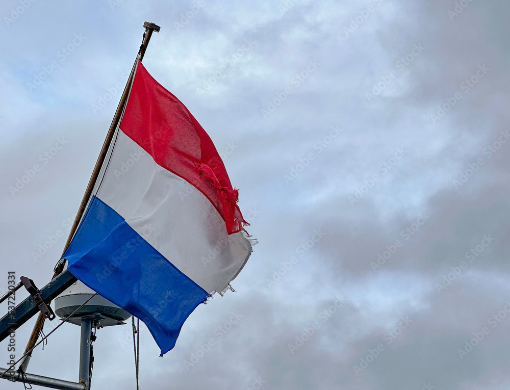 The flag of the Netherlands is the symbol of the unity and independence ...