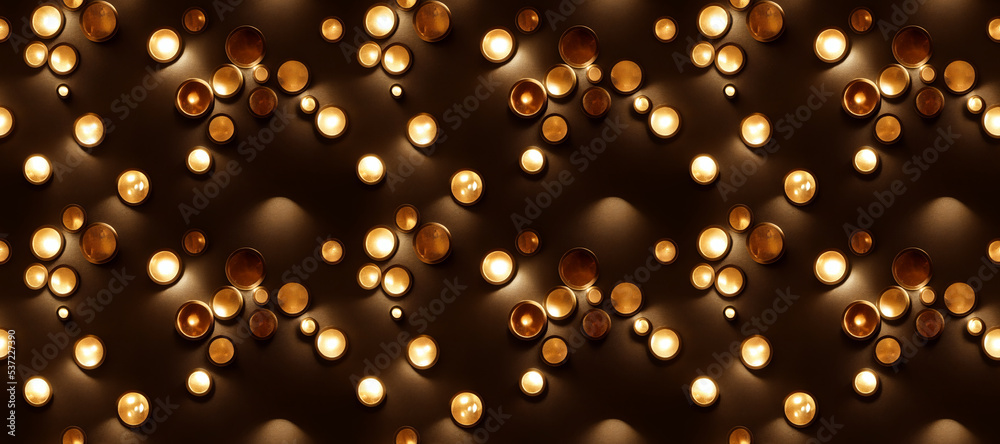 Abstract colorful glowing shapes. Fantasy light background. Seamless ...