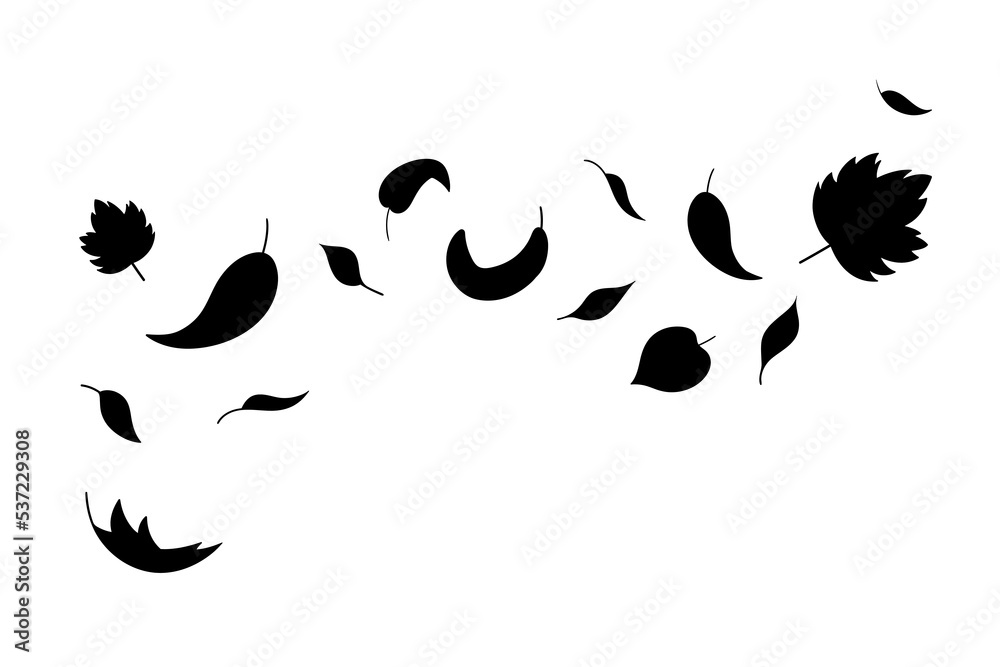 Maple Leaf Design Black And White