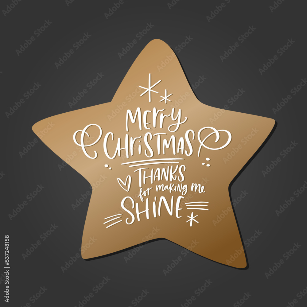 Christmas teacher gift decoration with thank you note. Thanks for ...