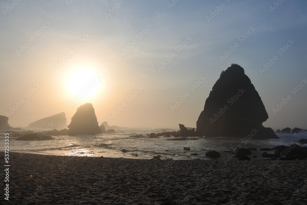 Beautiful landscape around Papuma beach in Jember, East Java, Indonesia ...