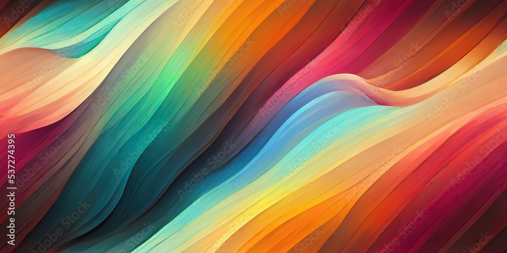 strips of various colors flowing in a gradient, seamless texture Stock ...