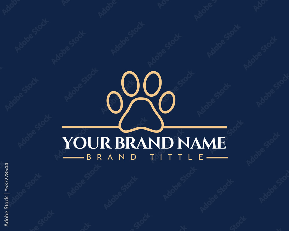 Blue Paw Logo Brand
