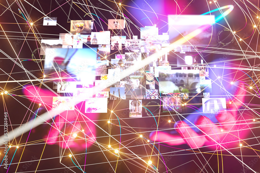 streaming data picture video material Stock Photo | Adobe Stock