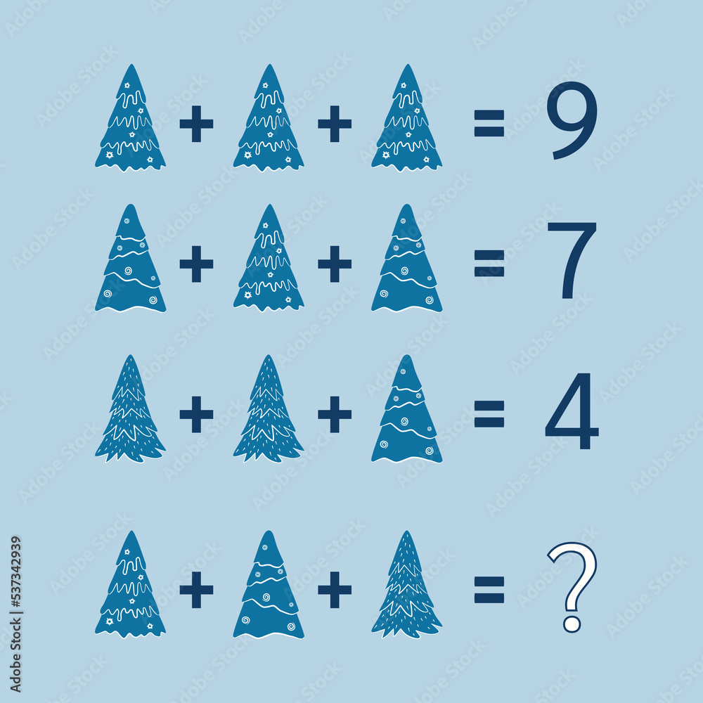 Math riddle. rebus for children and adults. find the answer. learning ...