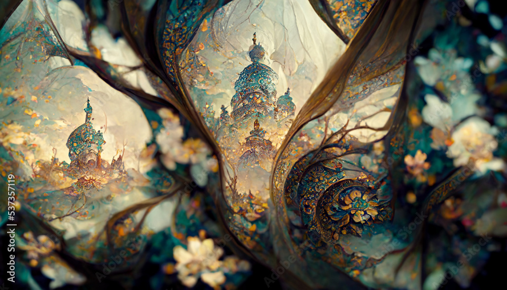 incredible fantastic backdrop, fantasy landscape, beautiful abstract ...