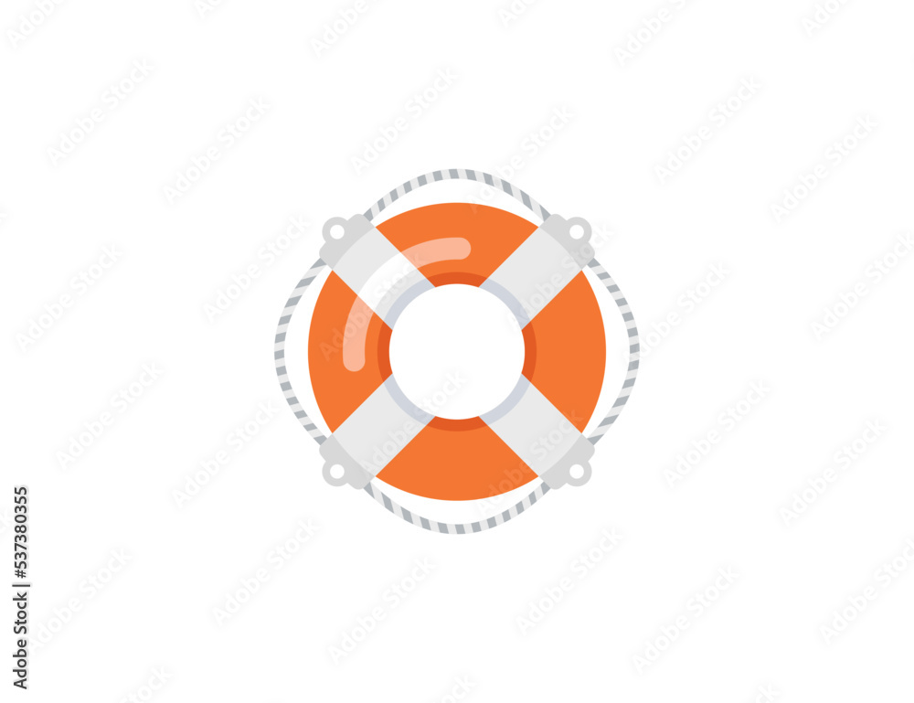 Ring Buoy vector isolated icon. Ring Buoy emoji illustration. Ring Buoy ...