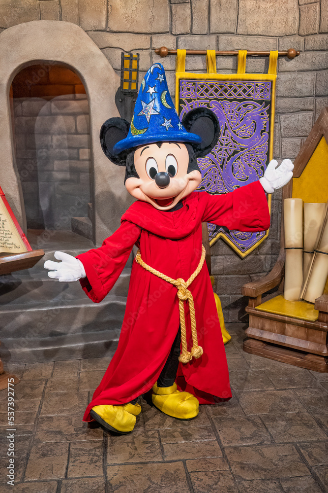Sorcerer Mickey Mouse character Stock Photo | Adobe Stock