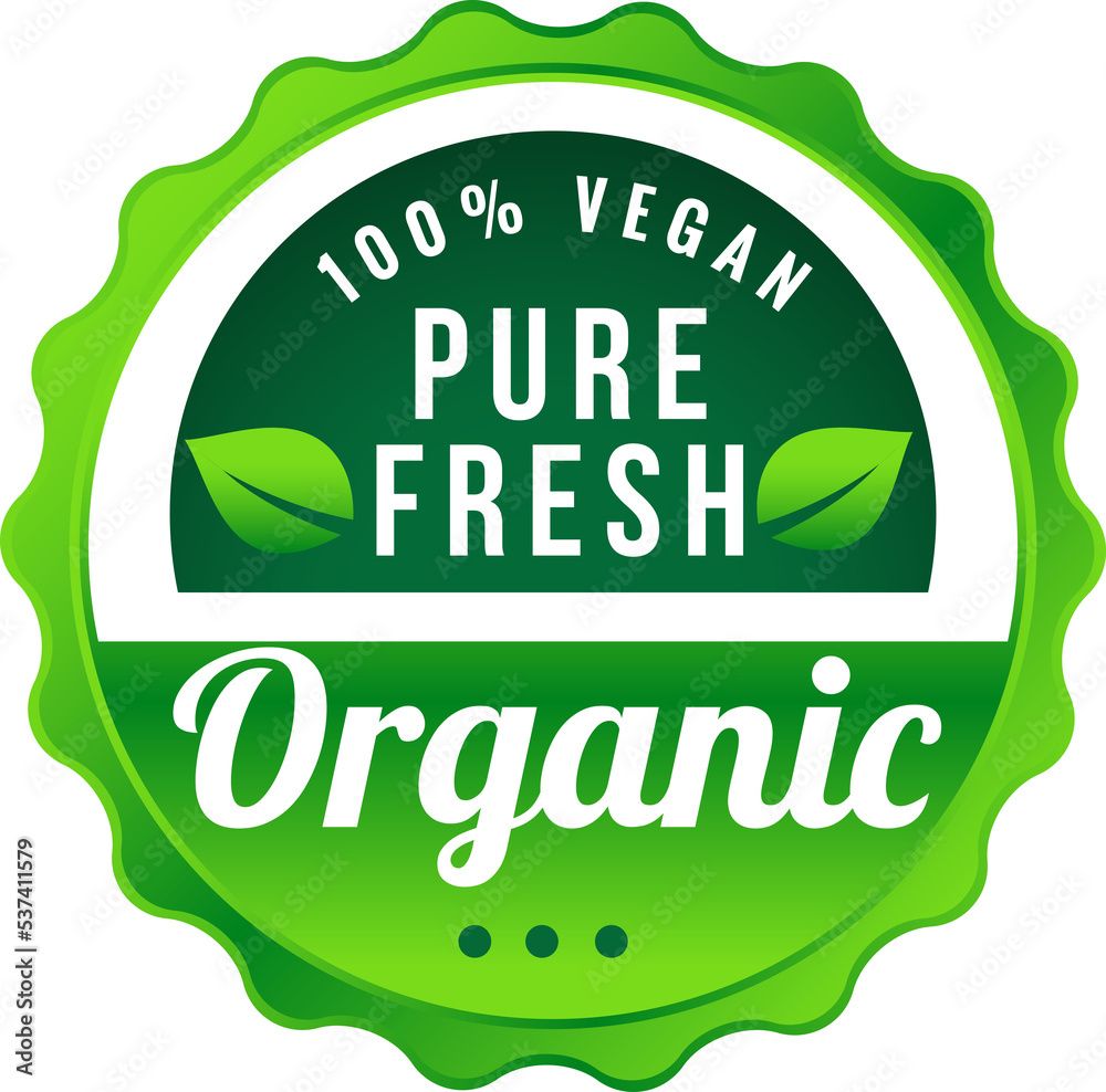 natural organic badges and label Stock-Illustration | Adobe Stock