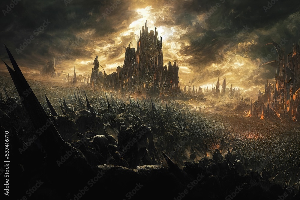 Fantasy War Background