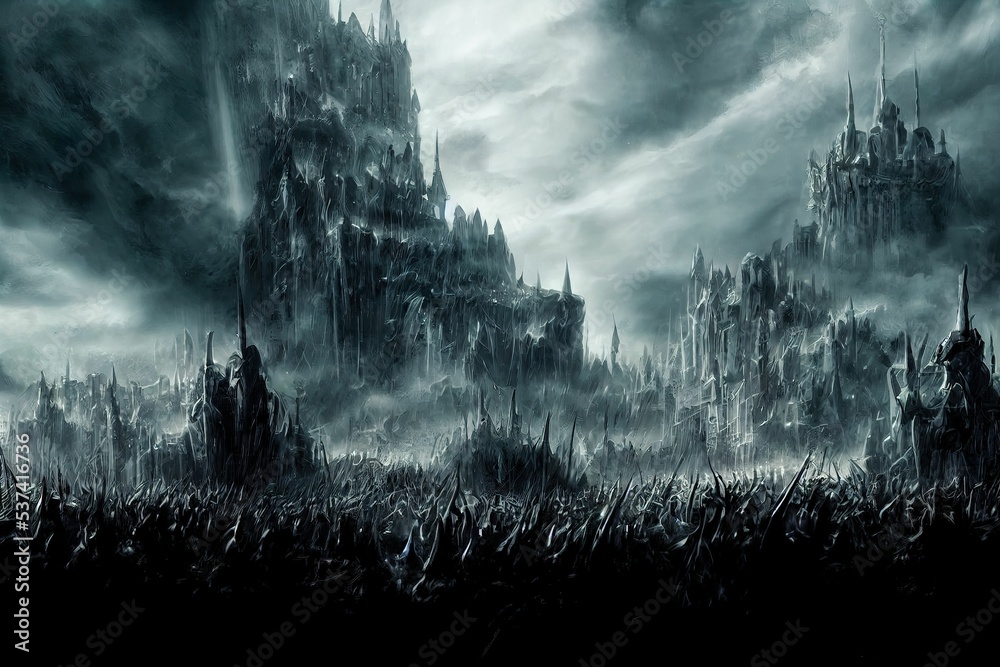Fantasy battle war illustration art digital artwork dark sci-fi epic ...