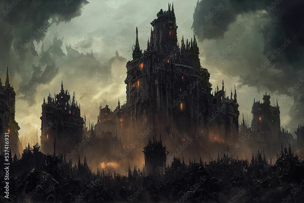 Fantasy battle war illustration art digital artwork dark sci-fi epic ...