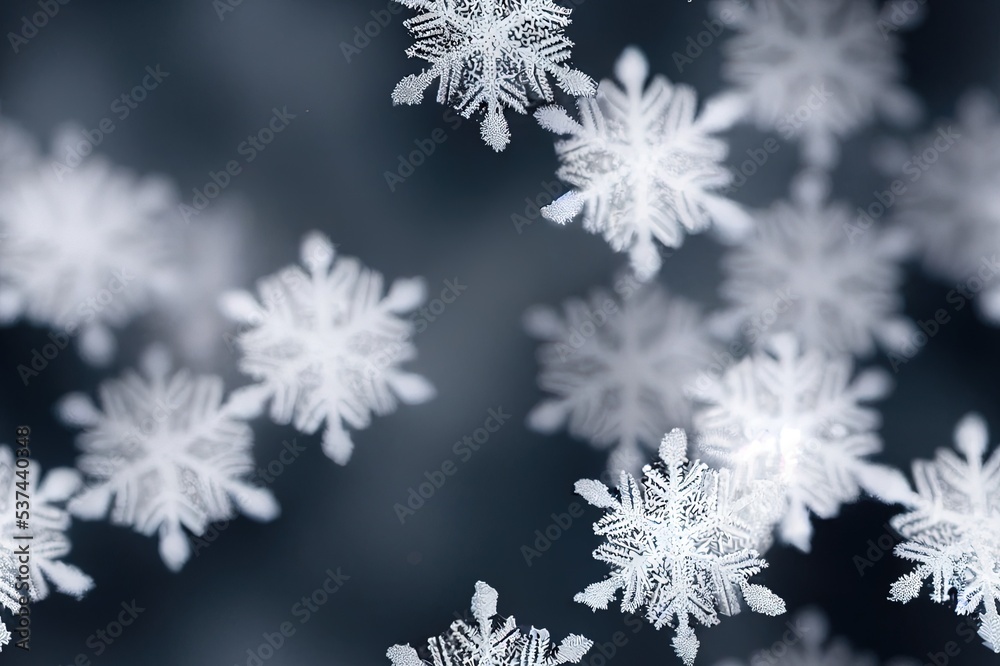 Snowflake Ice Crystals Seamless Texture Pattern Tiled Repeatable ...