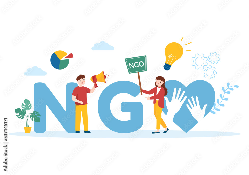 NGO or Non-Governmental Organization to Serve Specific Social and Political Needs in Template ...