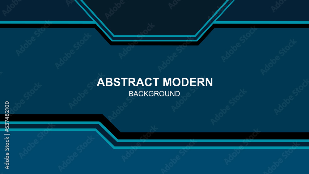 Editable blue presentation background template design Stock Vector ...