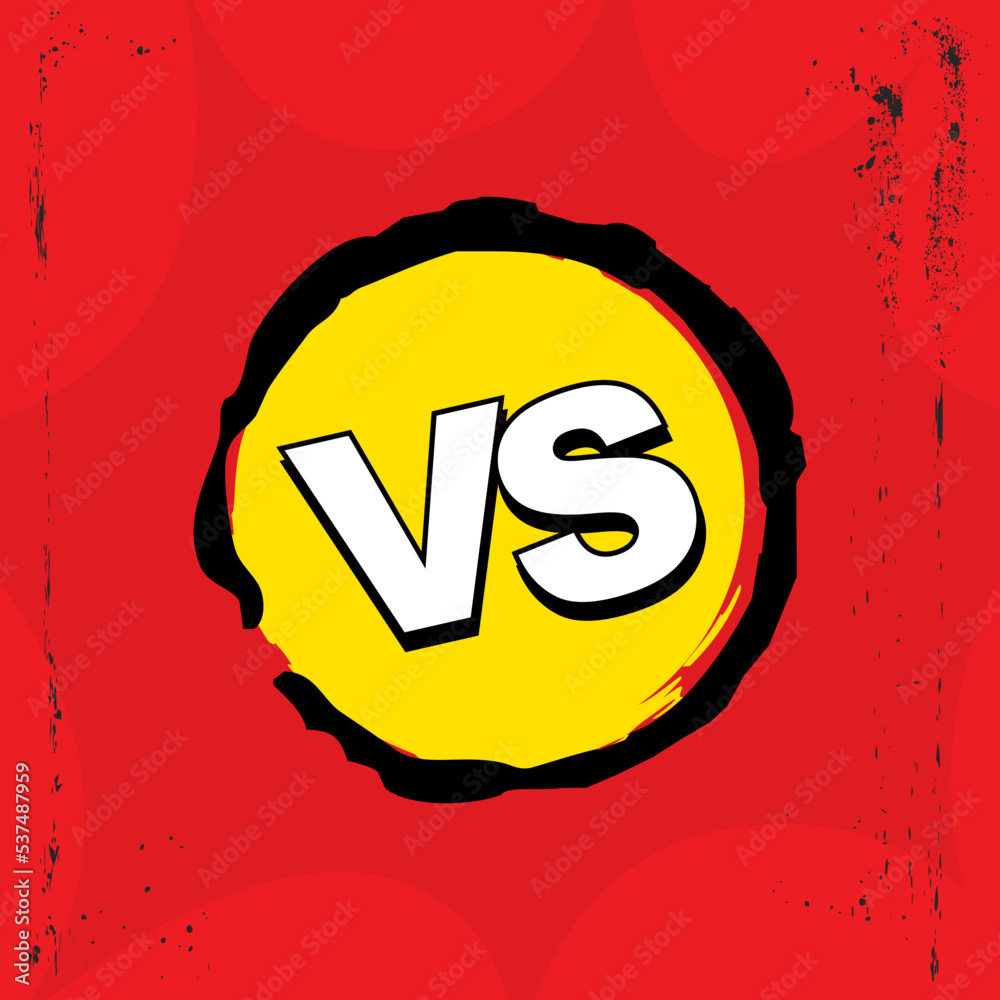 Comics vs frame. Versus lightning ray border, comic fighting duel and ... Comics vs frame. Versus lightning ray border, comic fighting duel and ...