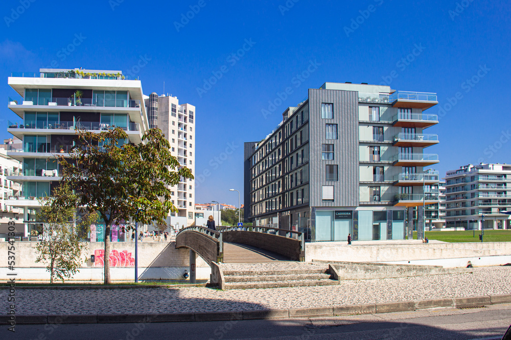 Fotka „Cidade de Aveiro, vista parcial da região centro, Av. Dr ...