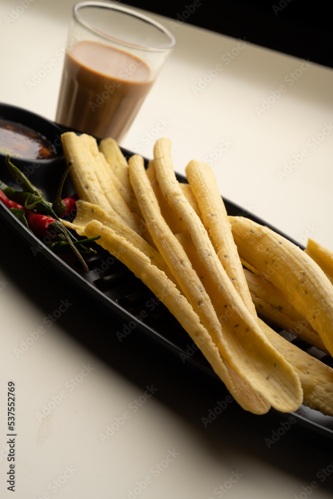 fafda Gathiya (fafda jalebi) is a very popular Gujarati snack, common ...