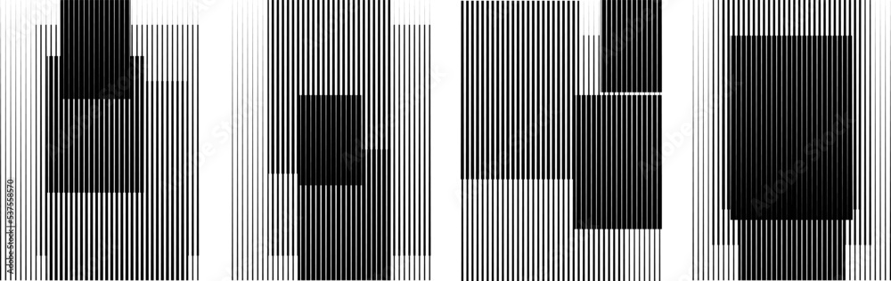 Art composition with lines .Modern art design .Design elements set ...