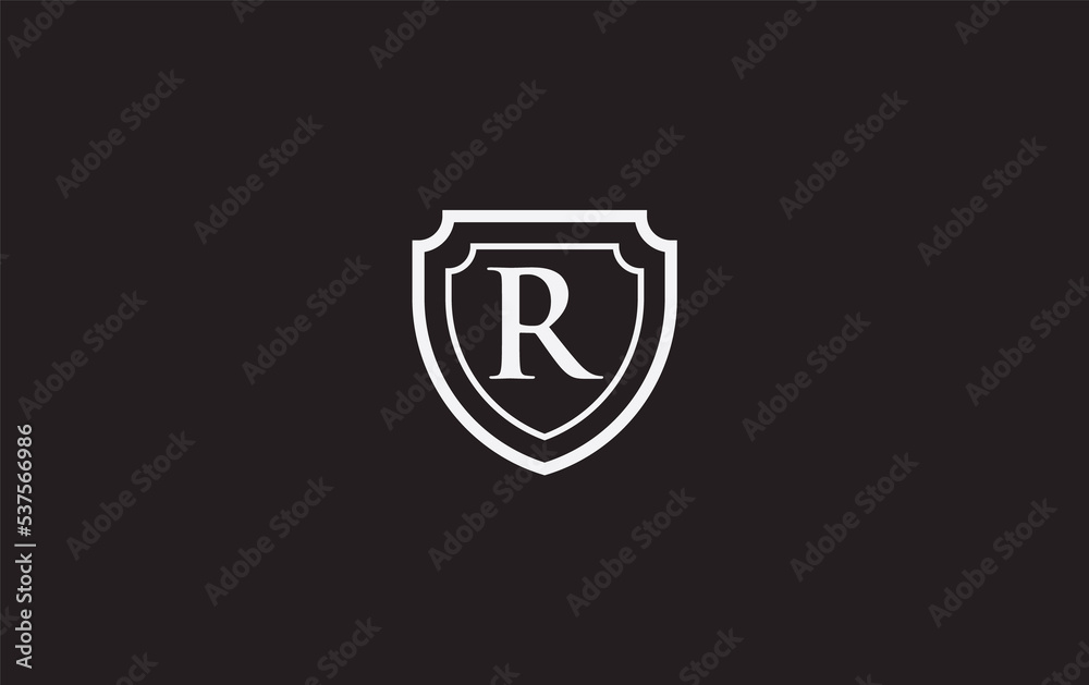 Double shield and golden elegant logo symbol design image with ...