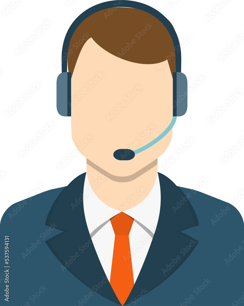 Customer support icon PNG for websites developer, social media, layouts ...