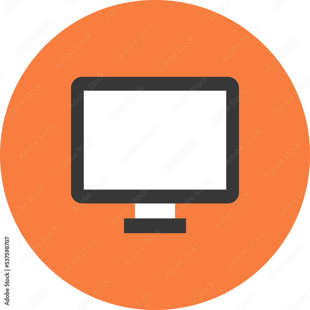 monitor icon PNG for websites developer, social media, layouts, art ...