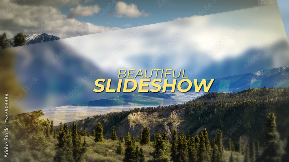 Clean and Beautiful Slideshow Stock Template | Adobe Stock