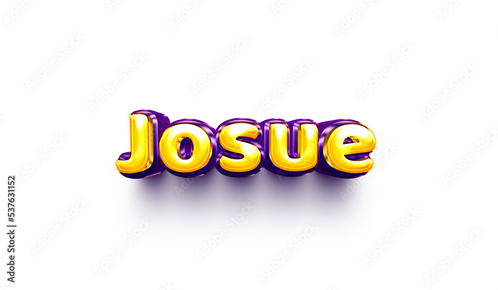 names of boys English helium balloon shiny celebration sticker 3d ...