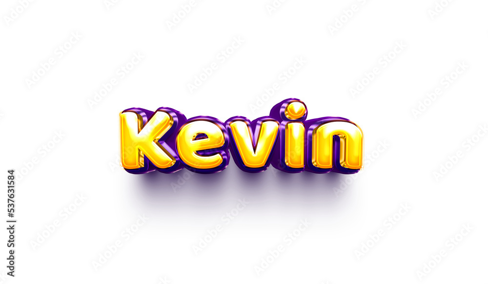 names of boys English helium balloon shiny celebration sticker 3d ...