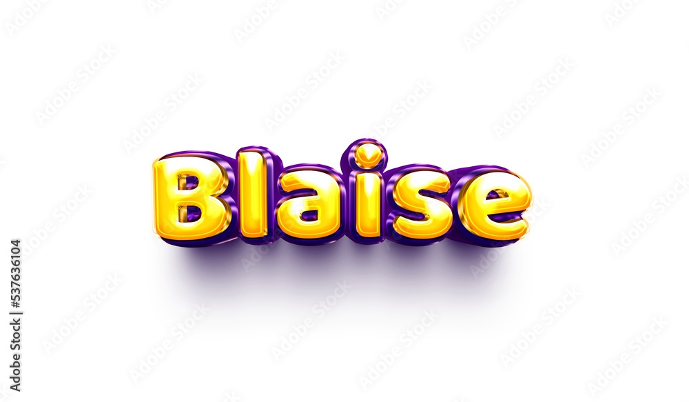 names of boys English helium balloon shiny celebration sticker 3d ...