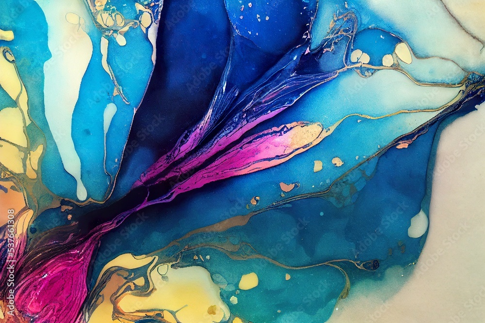 liquid ink watercolor background flowing texture abstract wallpaper art ...