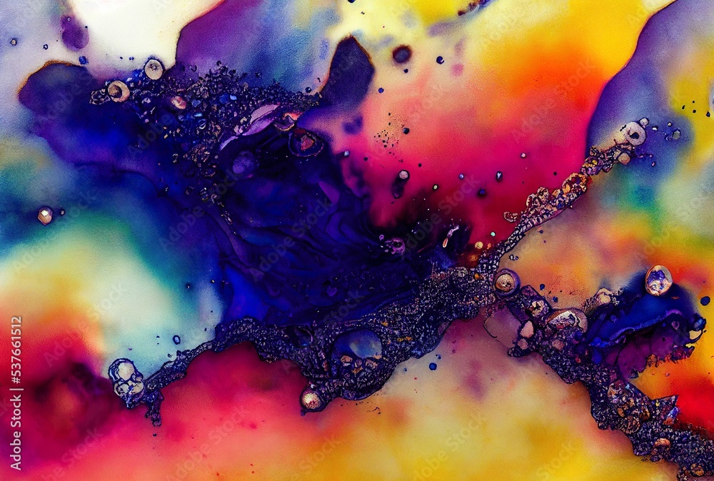 liquid ink watercolor background flowing texture abstract wallpaper art ...