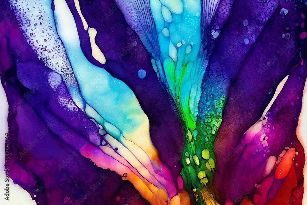 liquid ink watercolor background flowing texture abstract wallpaper art ...