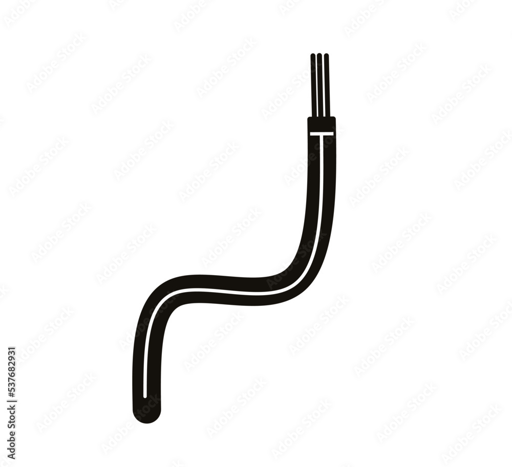 fiber optic cable icon. Element of internet connection icon. Premium ...