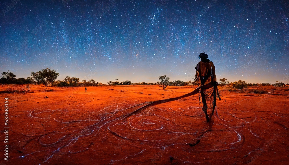 Songlines are the Australian Aboriginal walking routes that crossed the ...