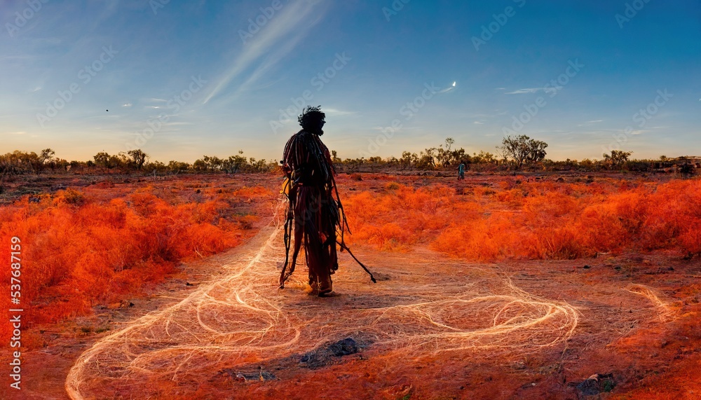 Songlines are the Australian Aboriginal walking routes that crossed the ...