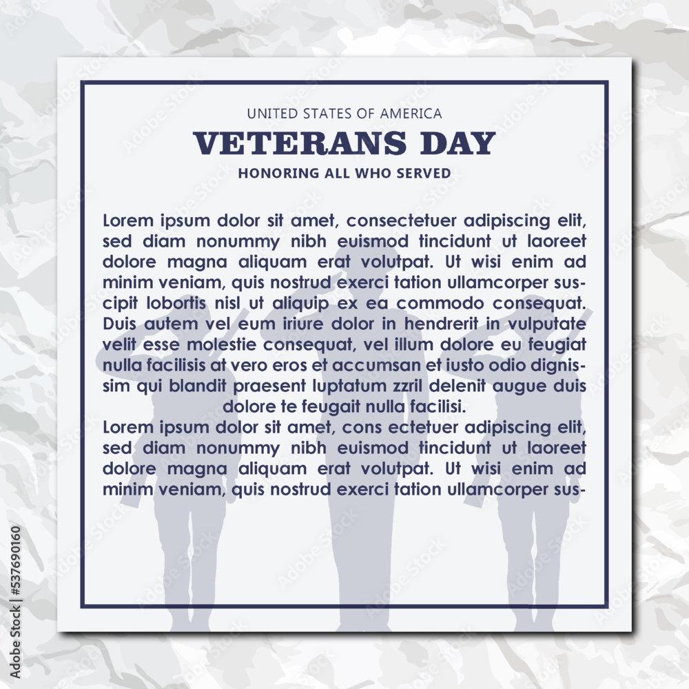 happy veterans day instagram social media post templates background ig ...