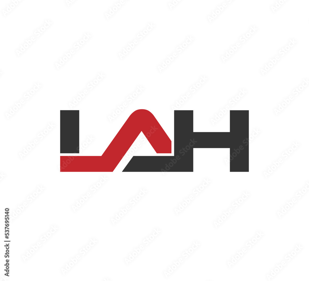 Vector Simple Clean Modern Style Dark Grey and Red Initial Triple logo ...