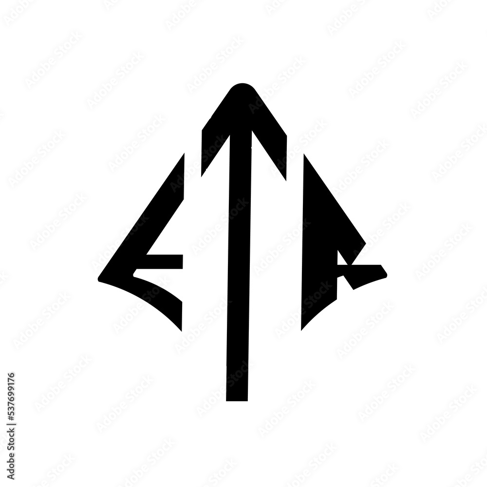 ETR logo. ETR letter. ETR letter logo design. ETR modern and creative ...