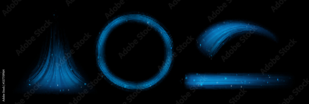 Air flow, wind blowing effect, fresh cold trails and round frame. Clean ...