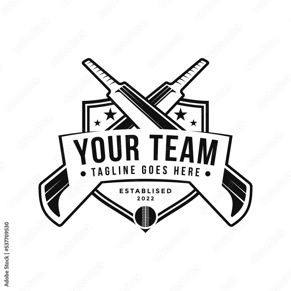 Badge Emblem Cricket Logo Cricket Team Cricket Club Isolated Logo badge-emblem-cricket-logo-cricket-team-cricket-club-isolated-logo