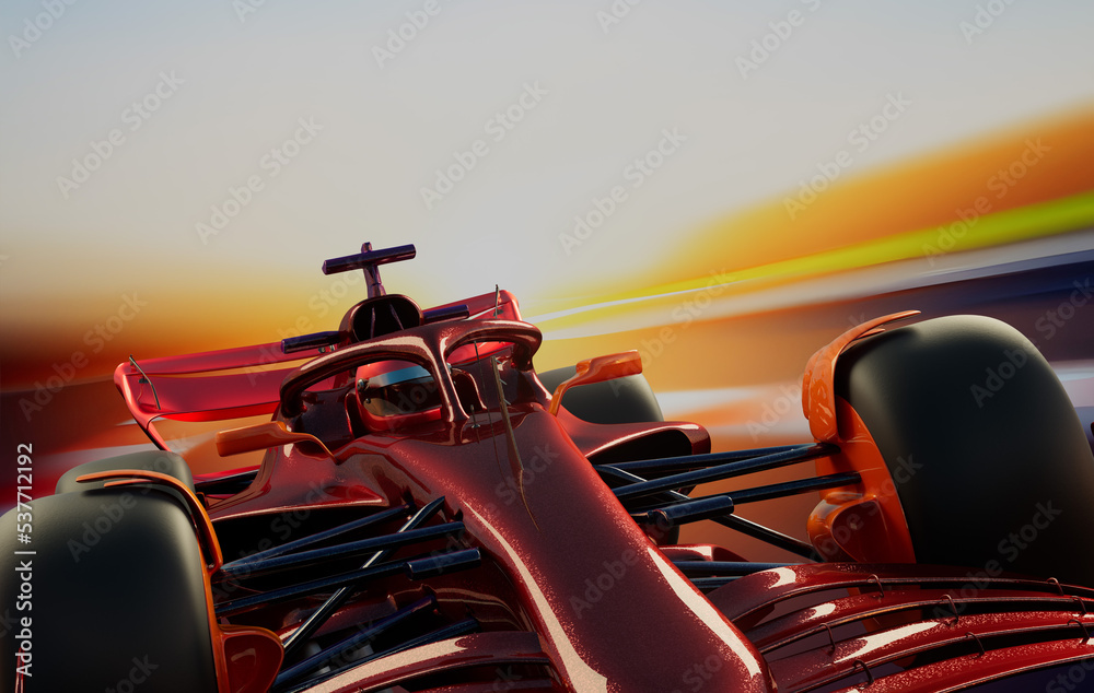 Automobile, Sports race car ready to take on new challenges. Speed and ...