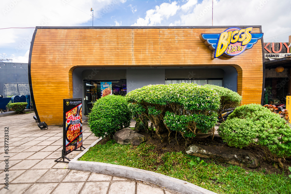 Naga, Camarines Sur, Philippines - Oct 2022: A Biggs Diner store along ...
