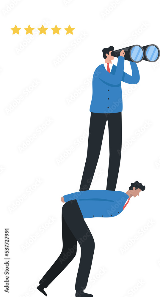 Selfish bosses take advantage of employees. Deceiving others to use ...